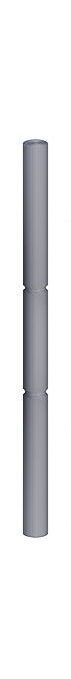ROLLENBAND SCHARNIERPEN ZONDER SKG 160KG 170MM RVS
